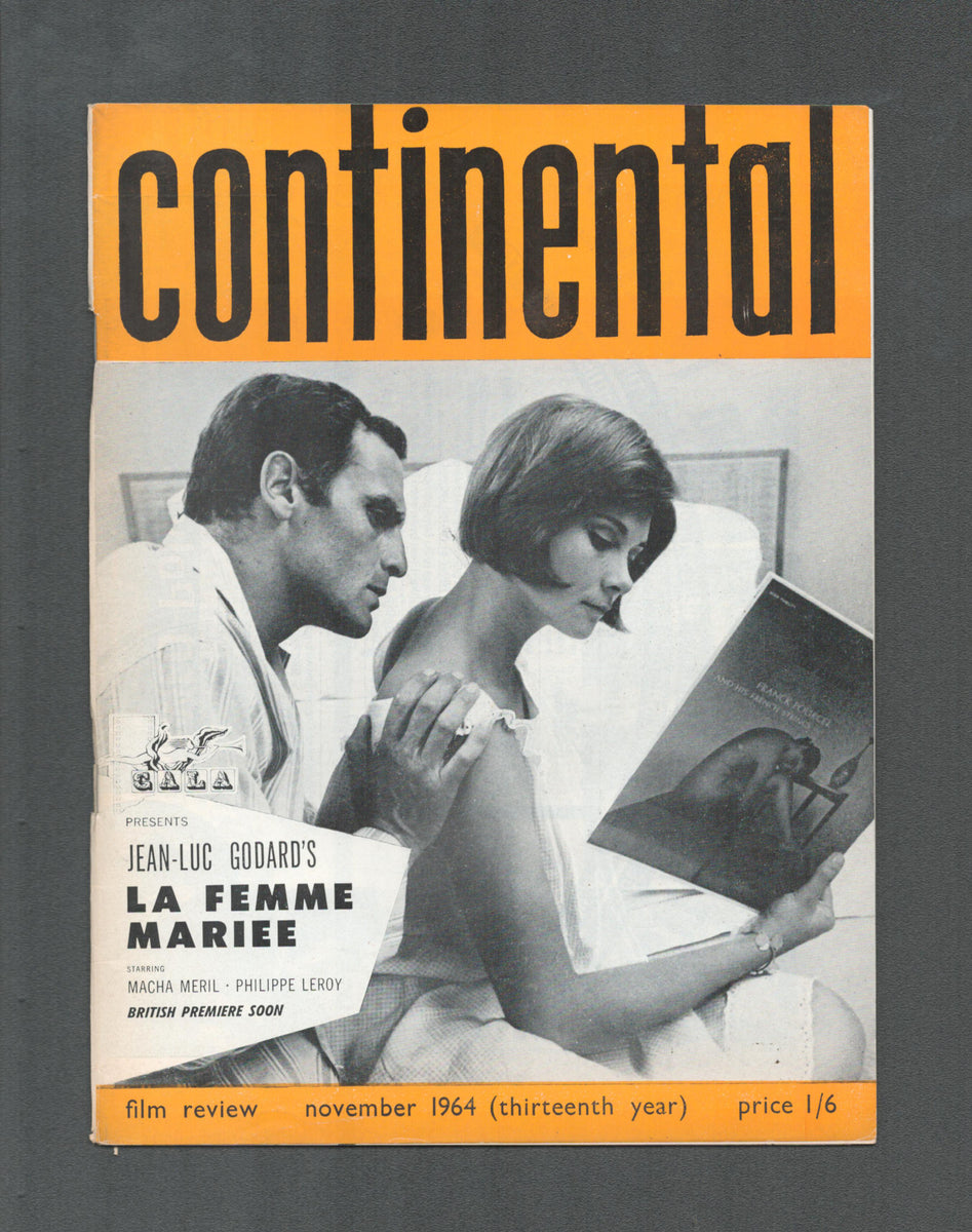 Continental Film Review Nov 1964 – Vintage Magazine Company