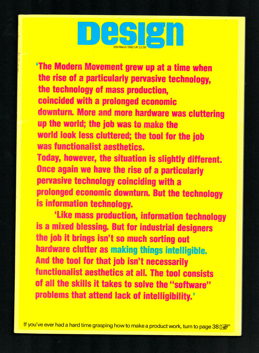 Design No 399 Mar 1982 – Vintage Magazine Company