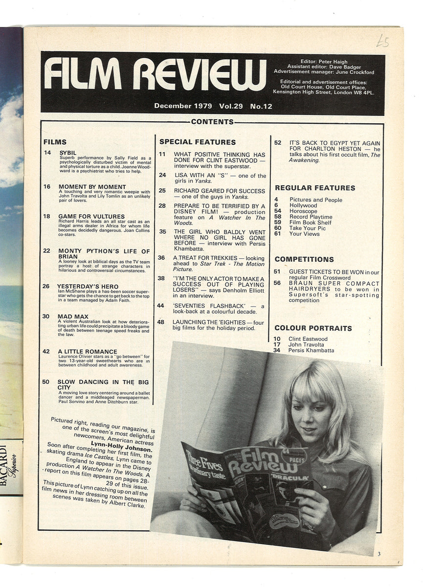 Film Review Dec 1979 – Vintage Magazine Company