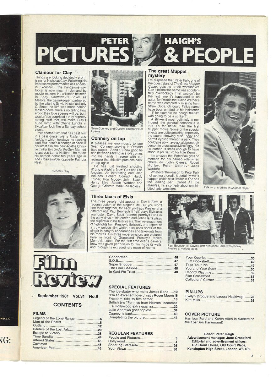 Film Review Sept 1981 – Vintage Magazine Company
