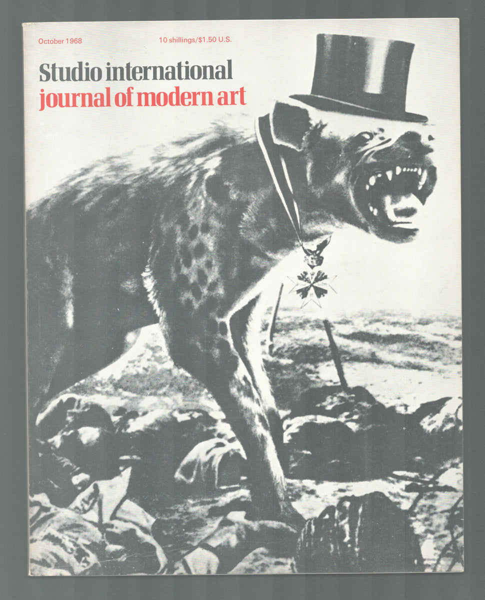 Studio International Oct 1968 – Vintage Magazine Company