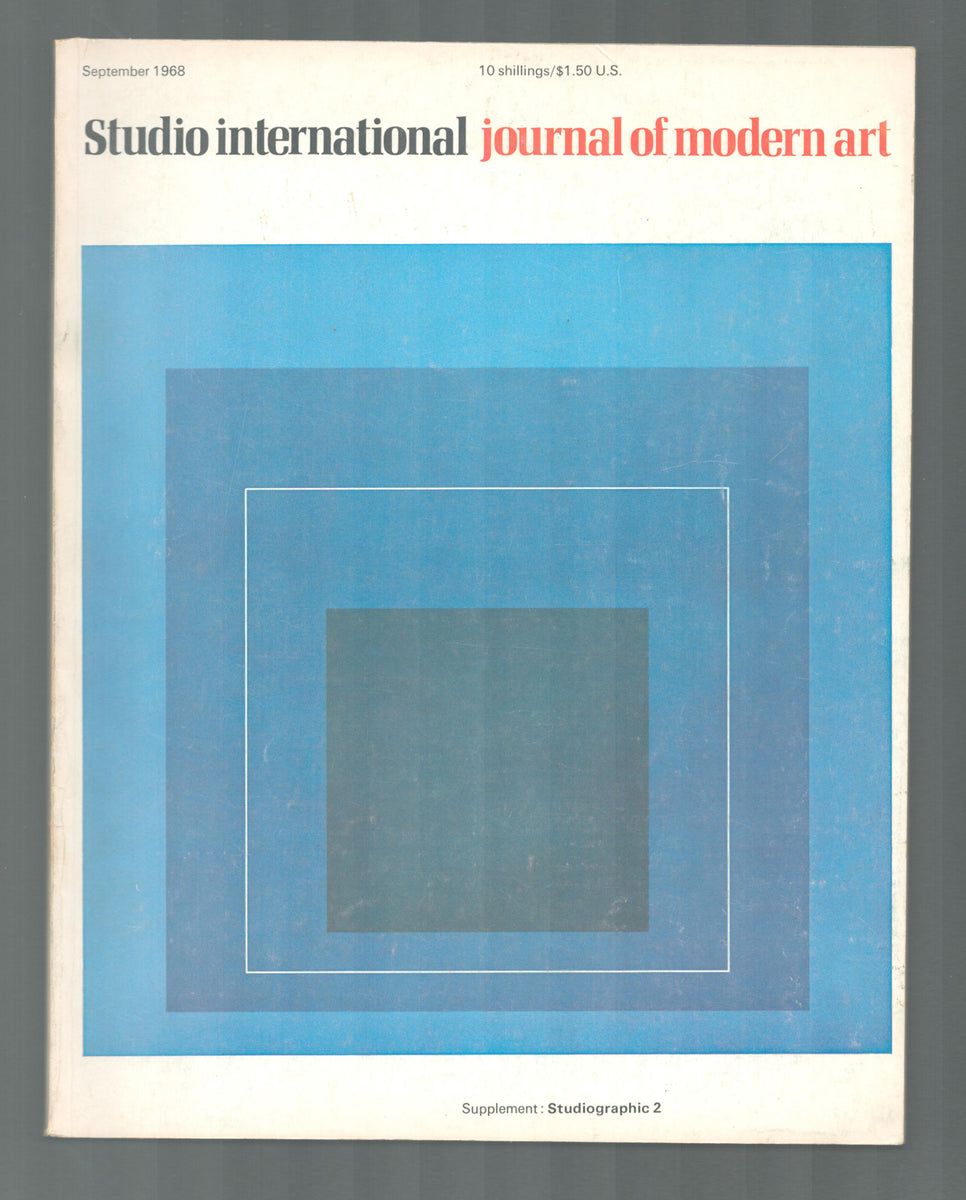 Studio International Sept 1968 – Vintage Magazine Company