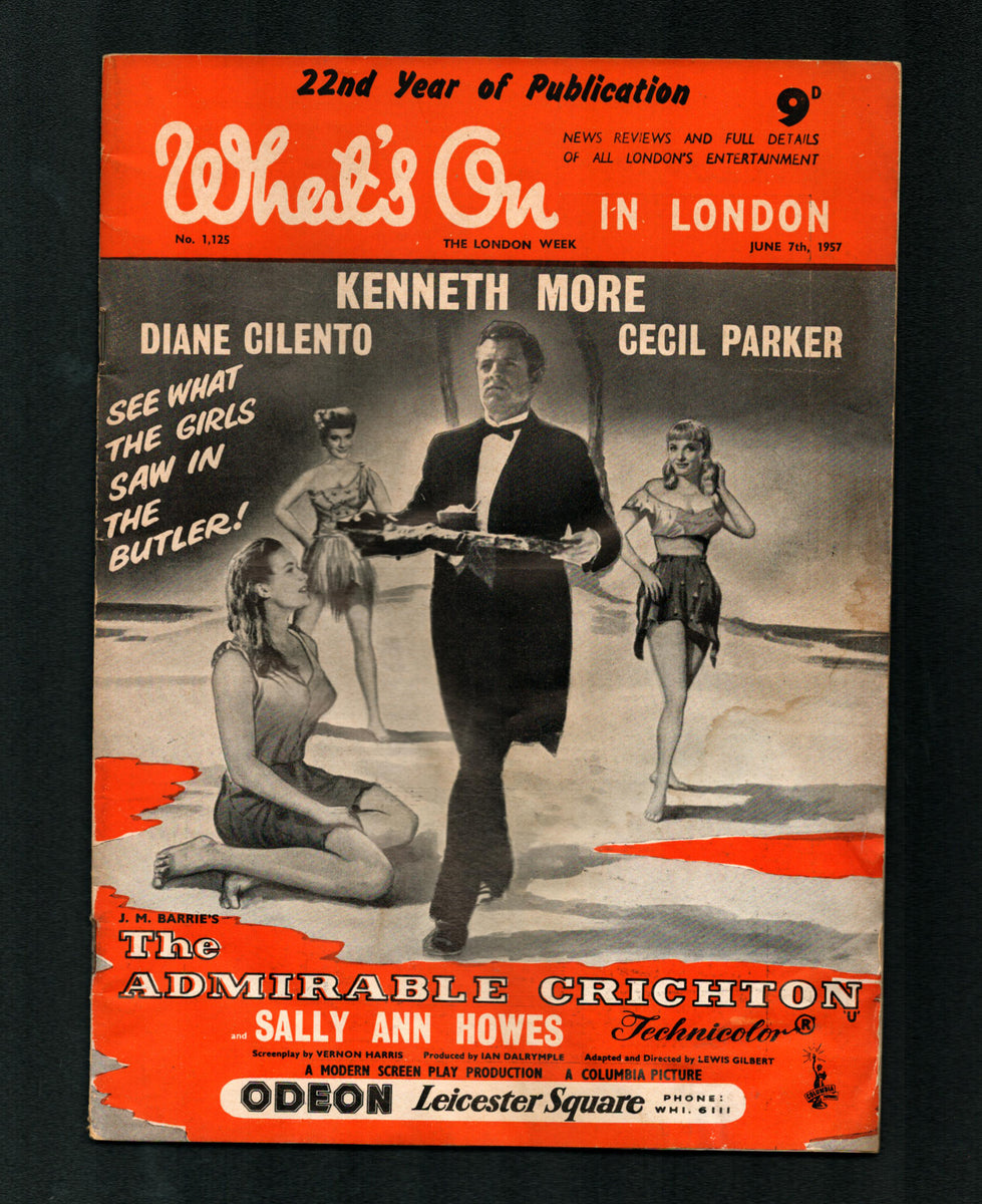 Whats on in London No 1125 June 7 1957 – Vintage Magazine Company