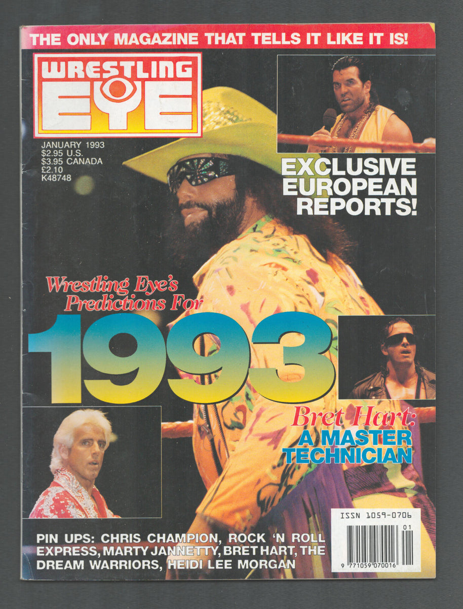 Wrestling Eye Jan 1993 – Vintage Magazine Company