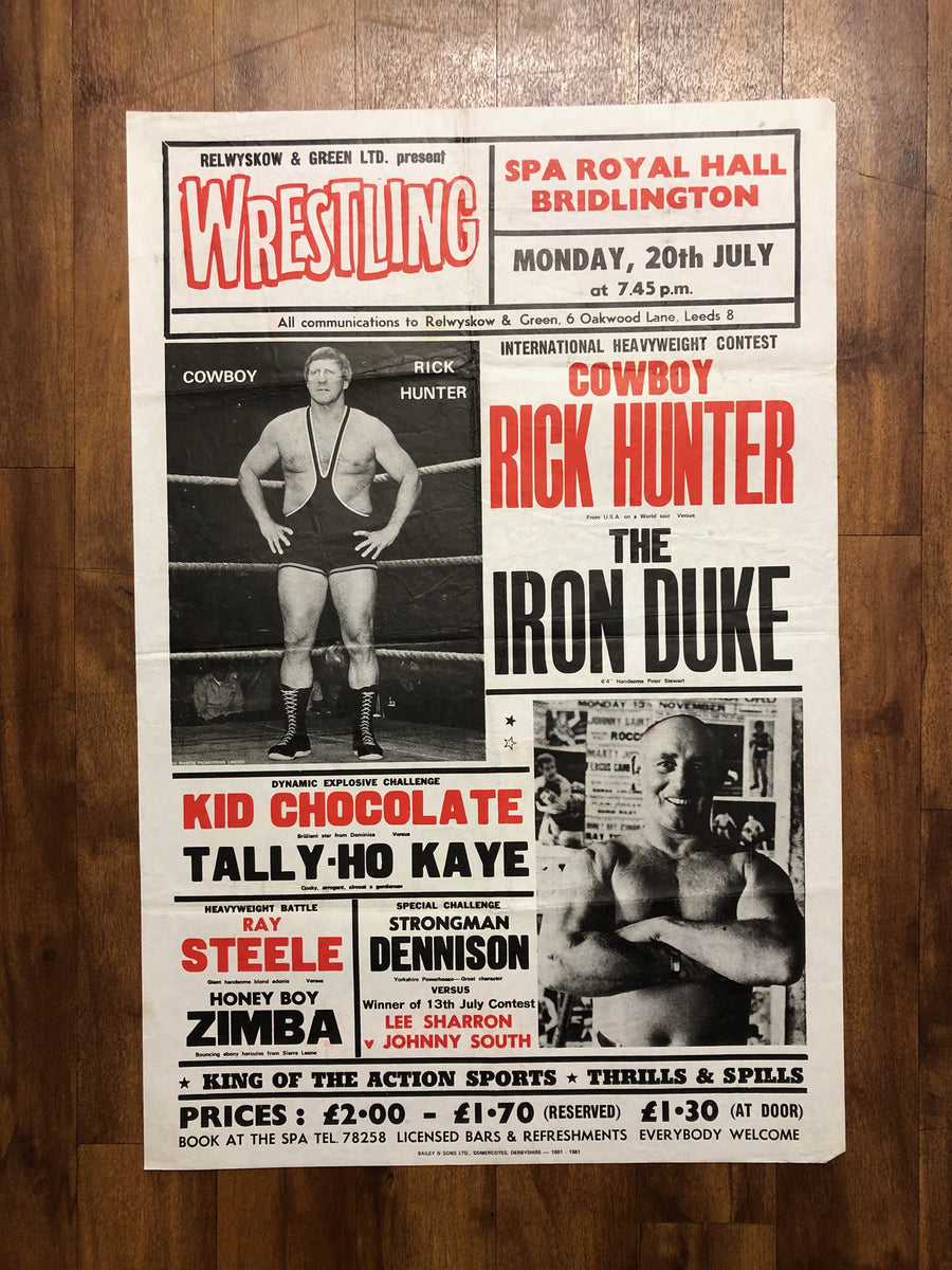 Wrestling Spa Royal Hall Bridlington July 20 – Vintage Magazine Company